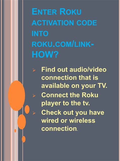 Steps To Activate Roku Via Roku Com Link Enter Code Pdf