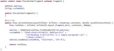 Membuat Html Di Android