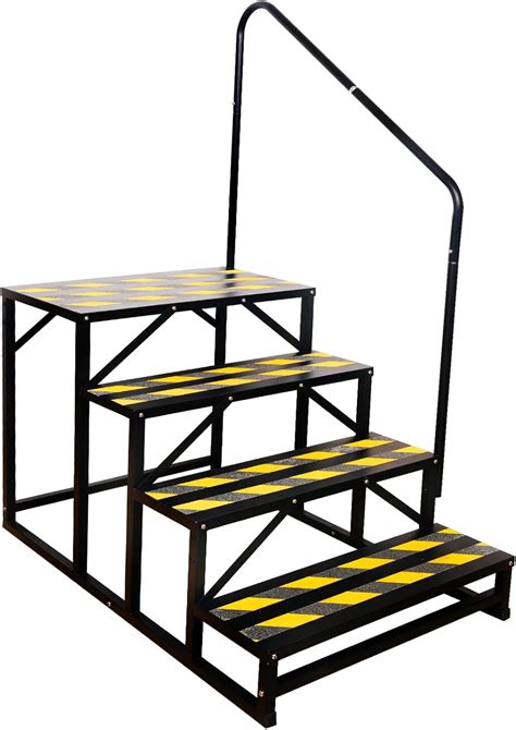 Portable Rv Steps With Handrail Ideal For 5th Wheel Nepal Ubuy