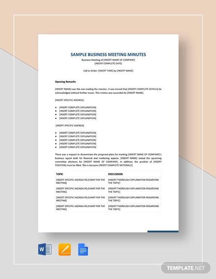 20 Meeting Minutes Examples To Download
