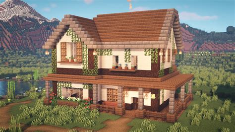 Top 10 Most Beautiful Minecraft 2 Story House Ideas Tbm Thebestmods