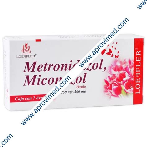 Metronidazolmiconazol Loeffler C7 Óvulos 750200 Mg