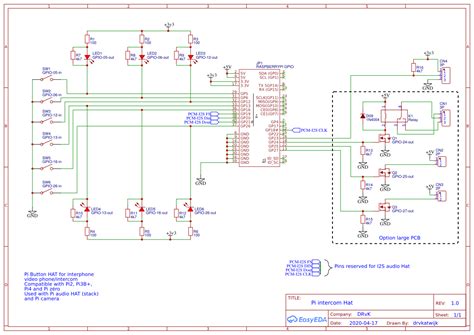 Pi Intercom Oshwlab
