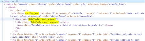 Datatable Destroy Is Not Clearing The Table Header Sorting Elements Datatables Forums