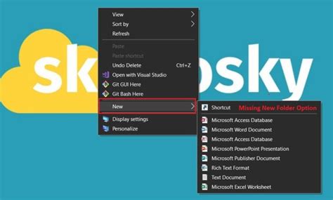 Fix The New Or New Folder Option Missing From Windows Right Click Menu