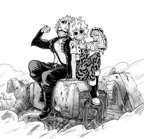 Ashido Mina And Kirishima Eijirou Boku No Hero Academia Drawn By Mcnostril Danbooru