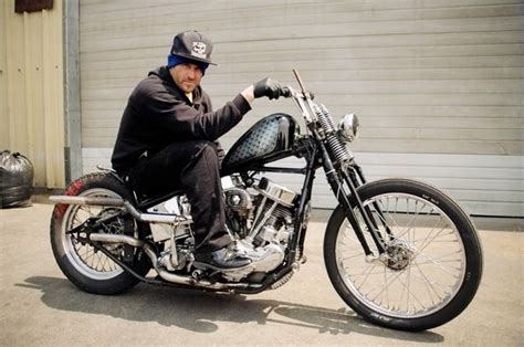 Jason Jessee Black Tibetan Shovelhead Solo Seat Cone Shovelhead