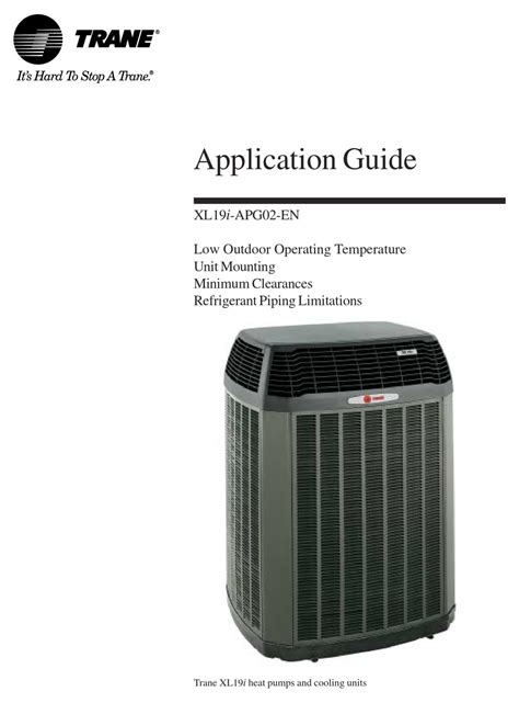 Trane Air Conditioning Wiring Diagrams Pdf