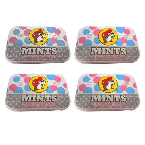 Buc Ees Sugar Free Cotton Candy Flavored Breath Mints