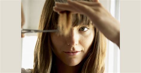 Living On The Fringe How To Trim Your Bangs Between Salon Appointments