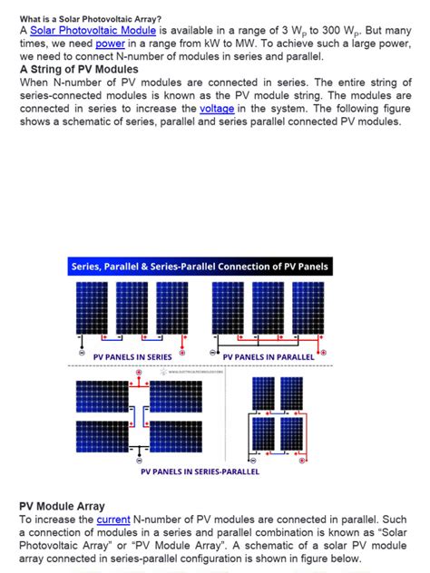 Solar In Series And Parallel Pdf Solar Panel Photovoltaics