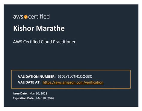 Kishor Marathe On Linkedin Awscertified Cloudpractitioner