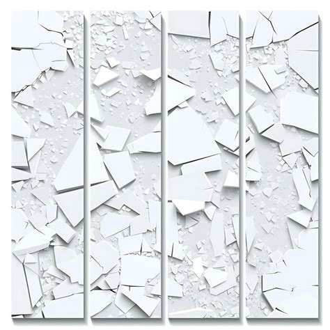 Premium Photo Design Of Fragmented Fragmented Screen Murals With Arrays Of Small Sha Frame
