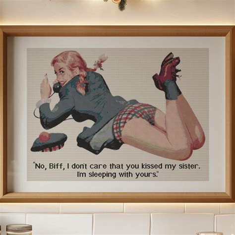 Nsfw Cross Stitch Etsy