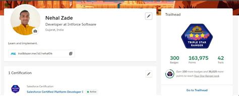 Nehal Zade On Linkedin Trailhead Trailhead Salesforce Salesforceadmin Learning Trailblazers…