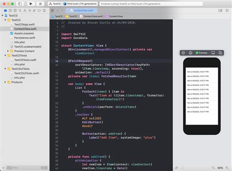 Mastering Swiftui A Guide To Integrating Core Data For Persistent Sto
