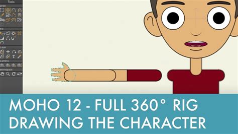 Moho Full 360° Character Rig Drawing The Character Character Rigging
