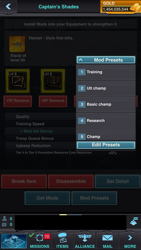 Modset Presets How To Set Them Up