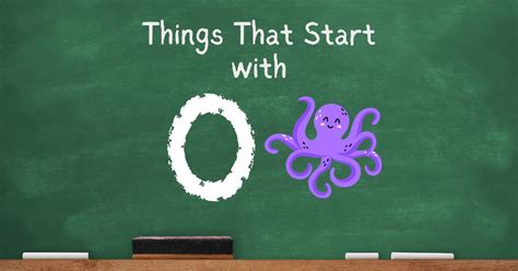 Things That Start With O