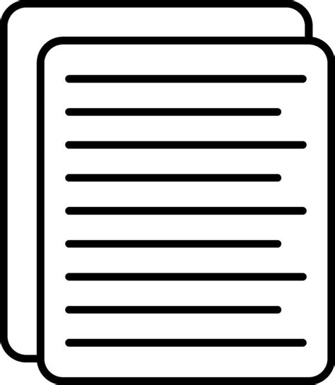 paper line icon 36613027 vector art at vecteezy