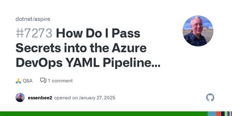 How Do I Pass Secrets Into The Azure Devops Yaml Pipeline With
