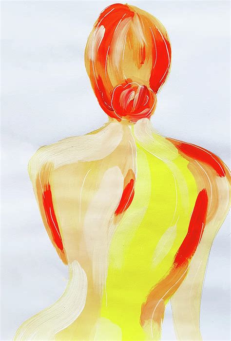 Female Nude Ii Painting By Nicole Tang Fine Art America