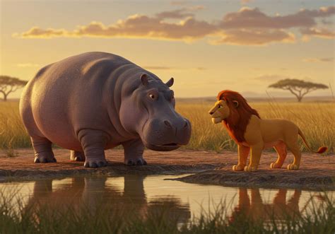 Tlk Simba Meets Hippo By Mnwachukwu16 On Deviantart
