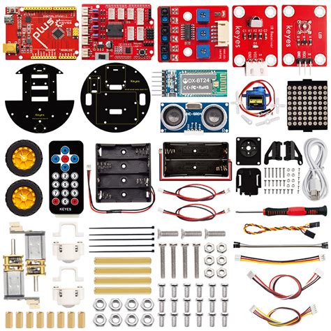 Keyes 智能小车arduino单片机套件diy寻迹避障开发板编程机器人 Keyes 智能小车arduino单片机套件diy寻迹避障开发板编程机器人