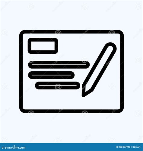 Icon Identity Suitable For Branding Symbol Line Style Simple Design