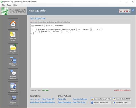 Dynamic Sql Generator Download Softpedia