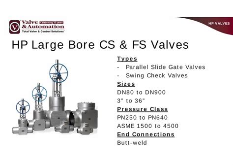 pdf large bore fs and cs parallel slide gate valve and … valves hp