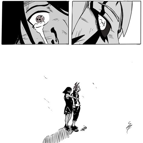 Referenced Cursed Sasuke Scene From The Old Naruto To Recreate This Boruto And Sarada Moment