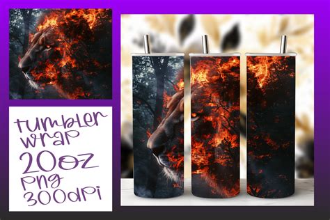 20oz Blaze Pattern Graphic By Digitaldarius · Creative Fabrica