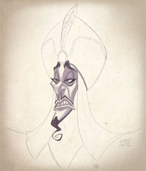 Jafar Skecth Aladdin Art Concept Art Cartoon Styles
