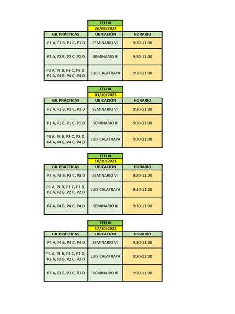 Calendario PrÃ¡cticas Pmg 23 24 Pdf