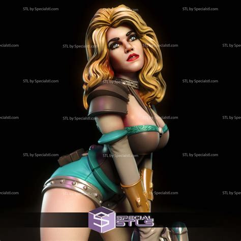 Janet Scifi Girl Digital 3d Sculpture Specialstl