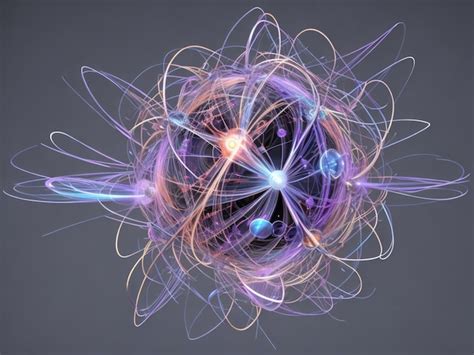 Premium Ai Image 3d Render Of An Abstract Particle Design