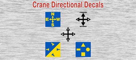 Crane Directional Stickers