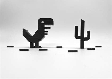 T Rex Chrome Dino Game Sonstige Eigenbauten Roguebricks Lego Community