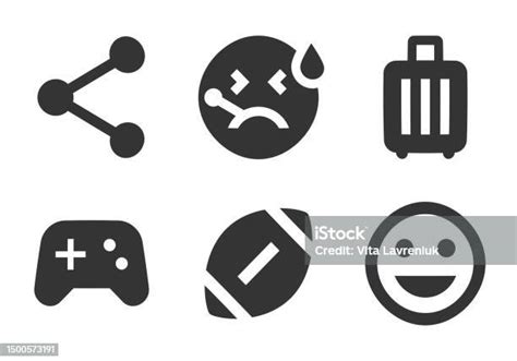 6 아이콘 소셜 네트워크 세트 가는 선 아이콘의 벡터 그림입니다 스타일의 현대적인 트렌드 모바일 및 웹용 검사 보기에 대한 스톡 벡터 아트 및 기타 이미지 Istock