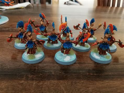 First Fyreslayers Finished Color Scheme Based Of Vtuber Ironmouse R Fyreslayers