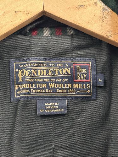 Pendleton Thomas Kay Double Breasted Plaid Wool Coat Size Large Us Navy