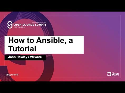 Free Video How To Ansible A Tutorial From Linux Foundation Class Central