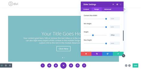 How To Change The Divi Theme Slider Height No CSS