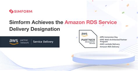 Simform Achieves Amazon Rds Service Delivery Program Sdp Partnership Prundergroundprunderground