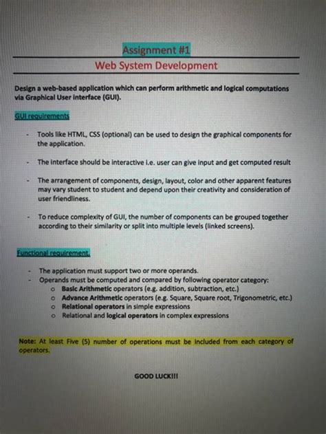 Solved Assignment 1 Web System Development Design A Web Based