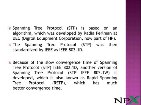 Spanning Tree Protocol Stp Pptx Internet Computing