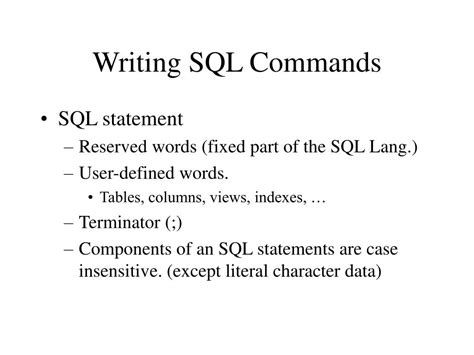 PPT SQL Data Manipulation Essential Techniques Queries PowerPoint