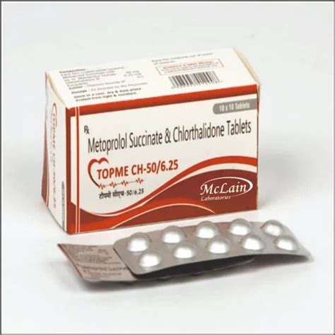 Metoprolol 25 Mg And Chlorthalidone 12 5 Mg Tablets At Best Price In