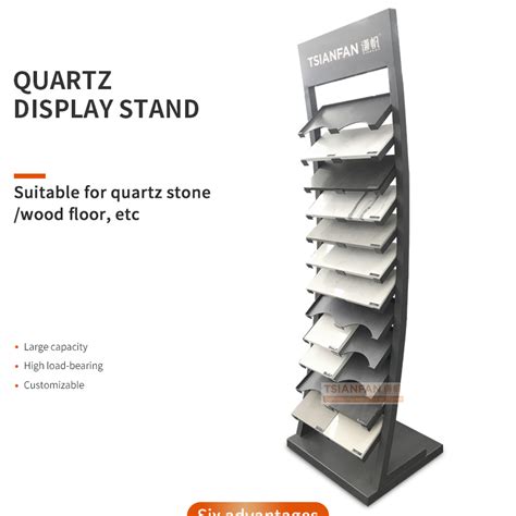 Marble Natural Stone Sample Arch Quality Steel Flooring Display Stand